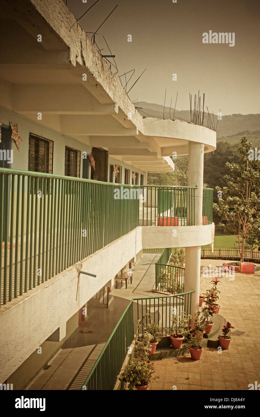 School building india hi-res stock photography and images - Alamy