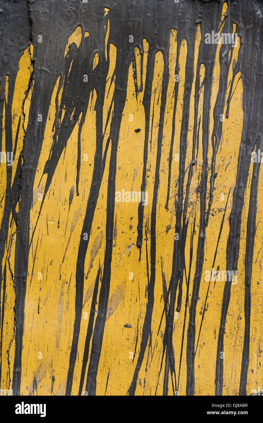 Vietnam, Nha Trang, paint, drip, plaster wall Stock Photo - Alamy