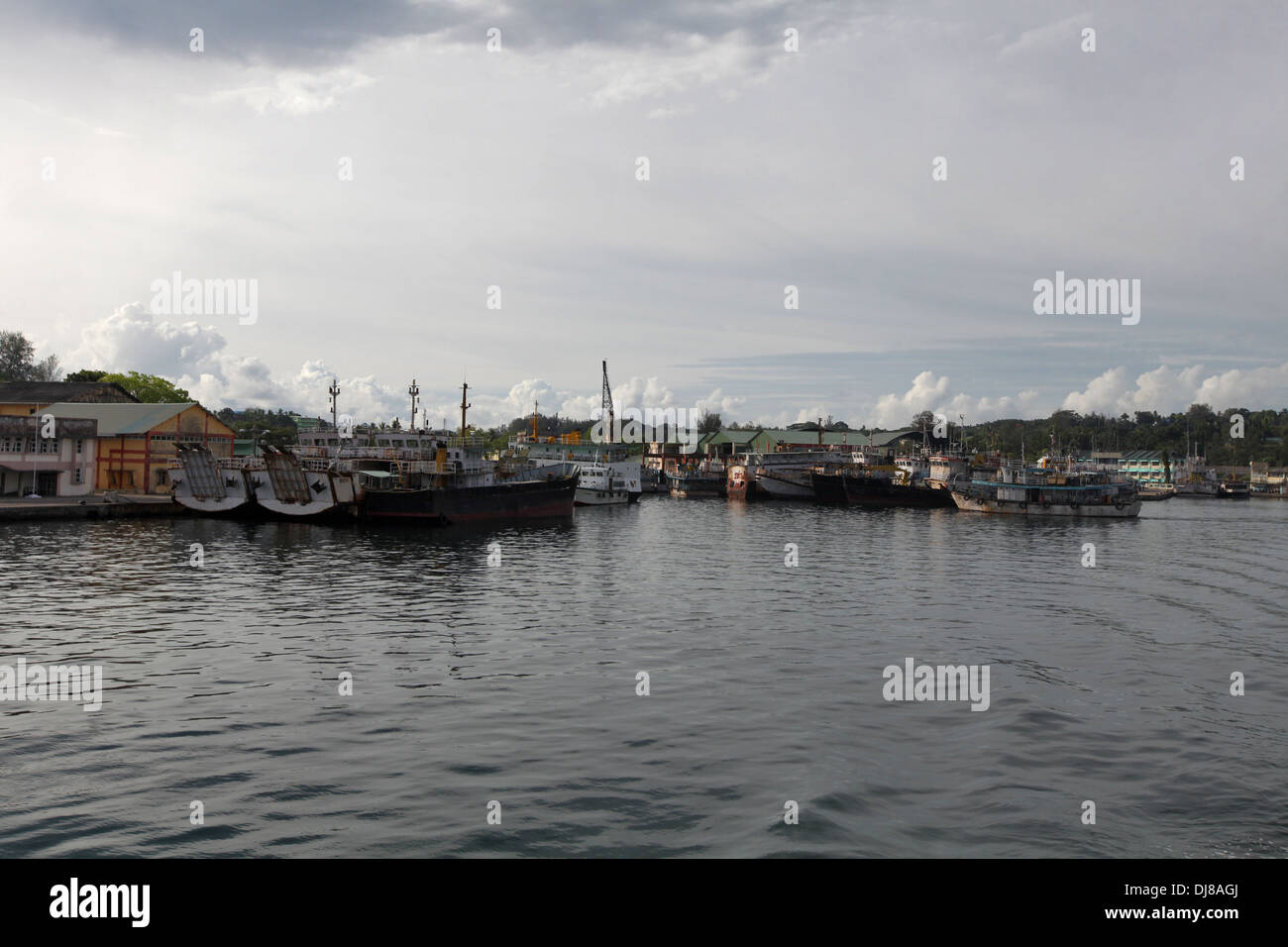 Harbor port, Port Blair, Andaman Islands, India Stock Photo - Alamy