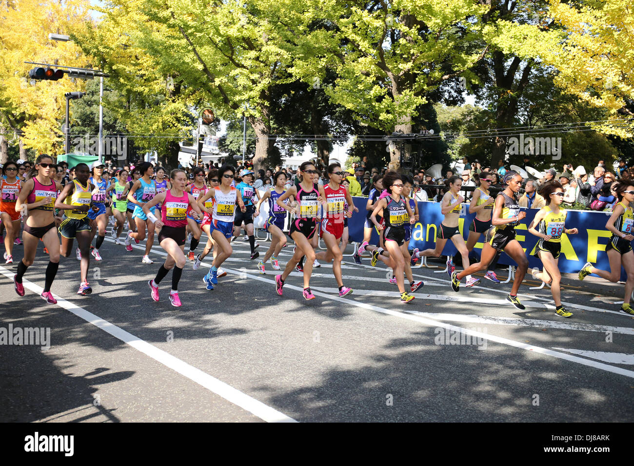 Yokohama, Kanagawa, Japan. 17th Nov, 2013. General view Marathon ...