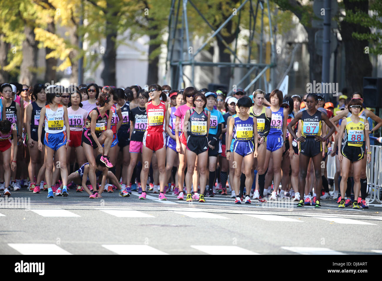 Yokohama, Kanagawa, Japan. 17th Nov, 2013. General view Marathon ...