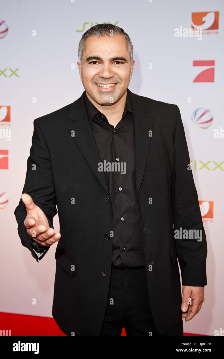 Aiman Abdallah at the upfronts for German TV stations ProSieben, Sat.1 ...