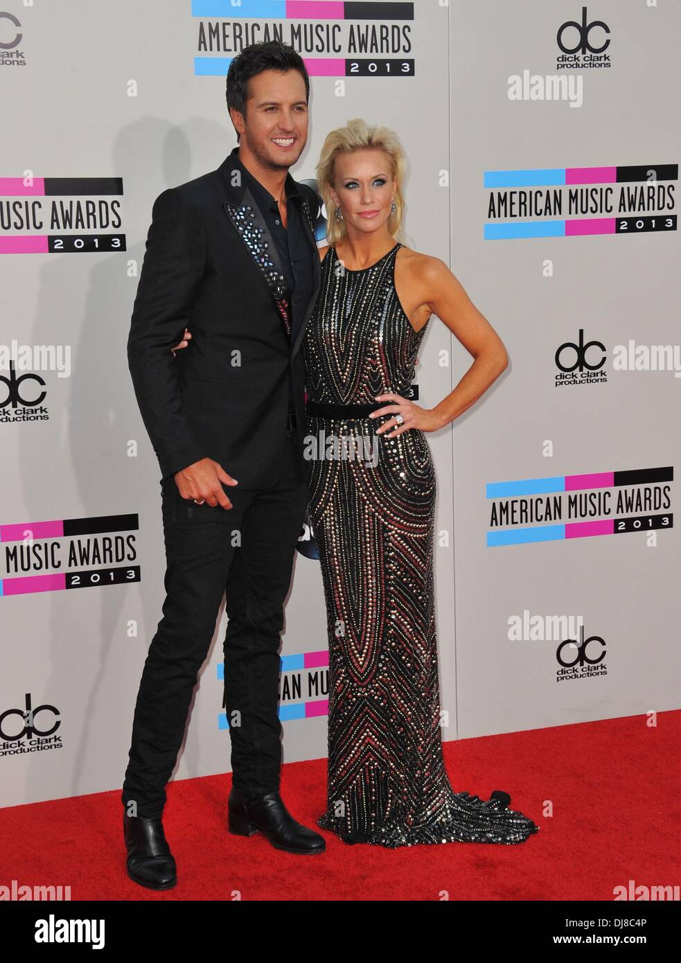 Los Angeles, CA, USA. 24th Nov, 2013. Luke Bryan, Caroline Bryan at ...