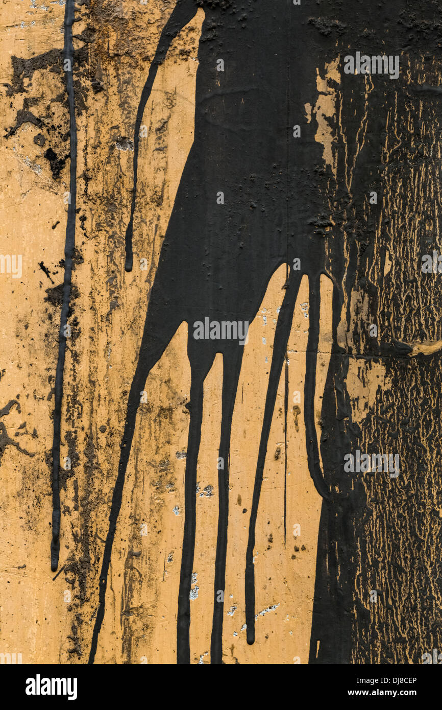 Vietnam, Nha Trang, paint, drip, plaster wall Stock Photo - Alamy