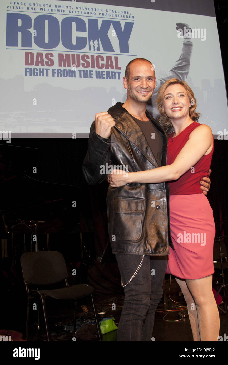 Drew Sarich, Wietske van Tongeren at photocall for Rocky - The Musical ...