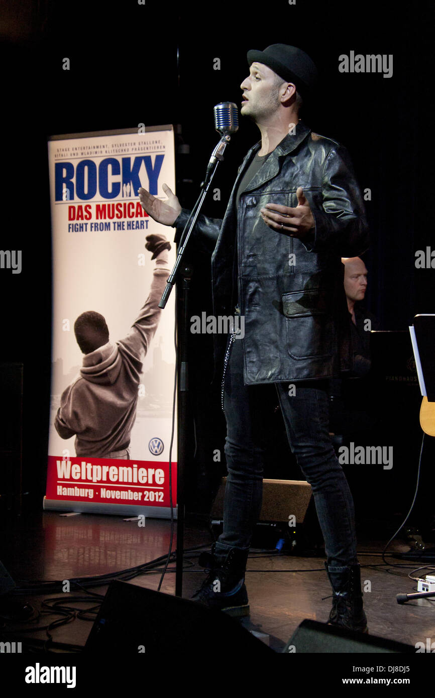 Drew Sarich at photocall for Rocky - The Musical at Kehrwieder theatre ...