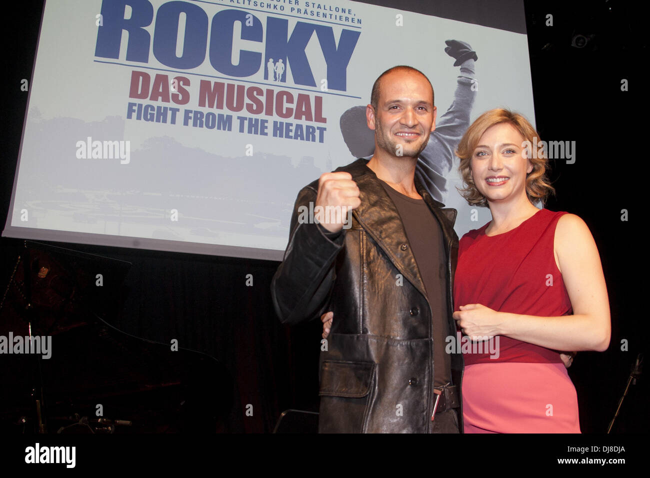 Drew Sarich, Wietske van Tongeren at photocall for Rocky - The Musical ...