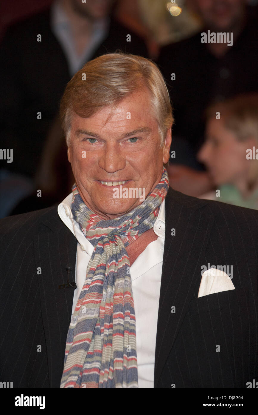 Jochen Busse on German ZDF TV talkshow "Markus Lanz". Hamburg, Germany ...
