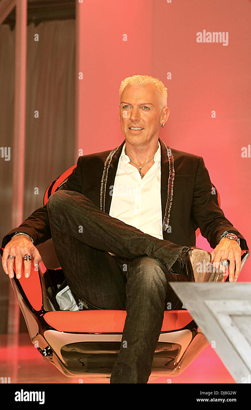 HP Baxxter promoting the new season of German VOX TV show 'X Factor' at ...