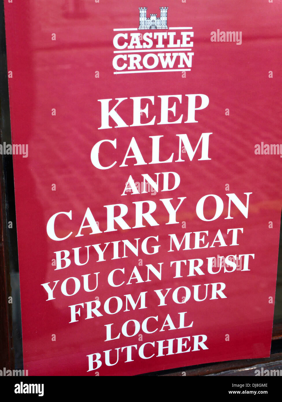 Butchers advert hi-res stock photography and images - Alamy