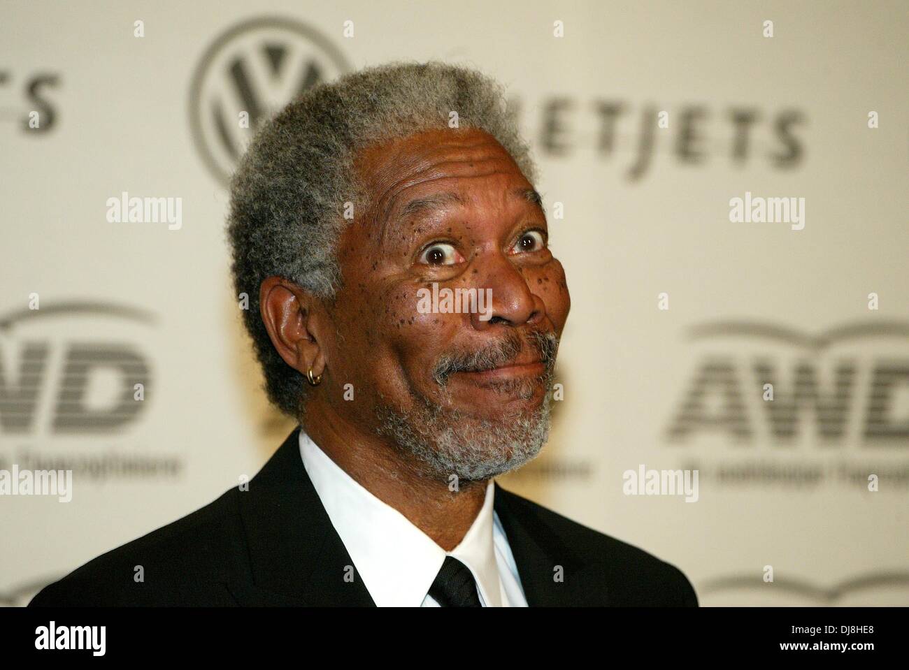 Morgan Freeman at the awarding cermeony of the World Awards 2003 in ...