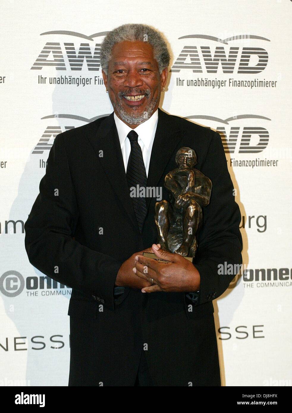 Morgan Freeman at the awarding cermeony of the World Awards 2003 in ...