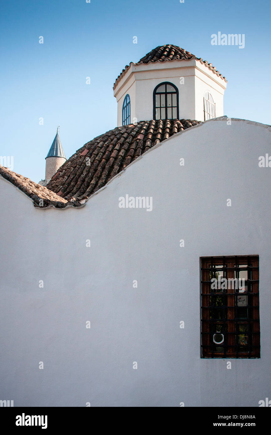 Traditional Turkish Architecture in the old town of Antalya on the ...