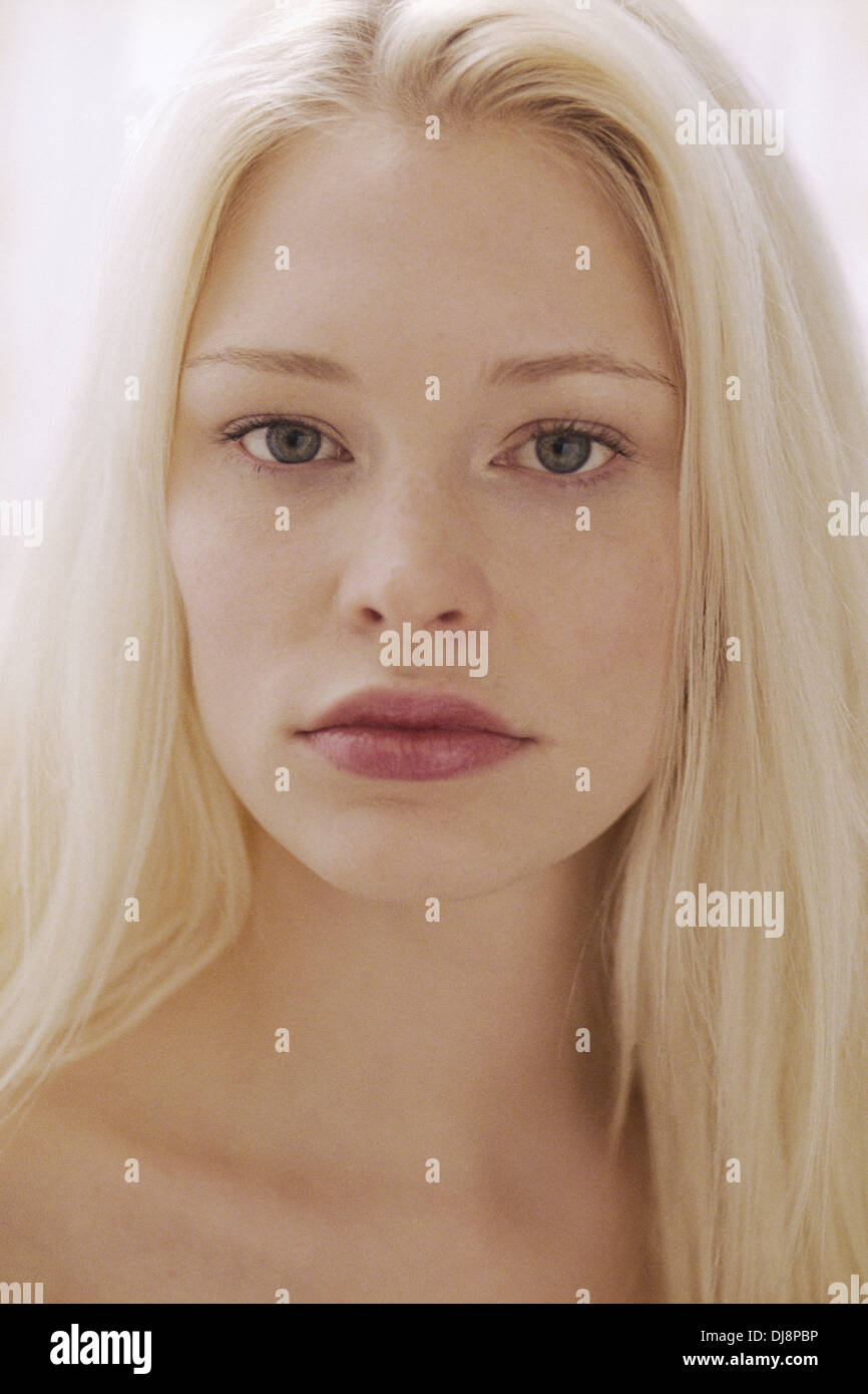 Woman Staring Stock Photo - Alamy