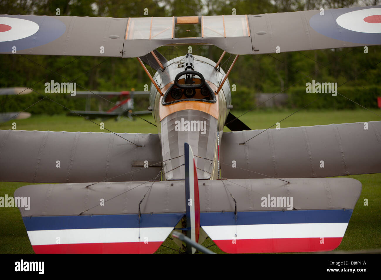 Sopwith Pup WW1 biplane aircraft at a Shuttleworth Collection air ...