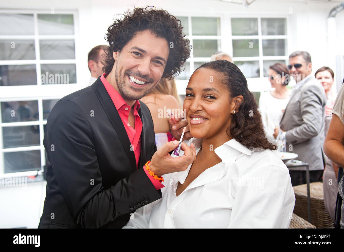 Boris Entrup and Cassandra Steen at the Gala Fashion Brunch at ...