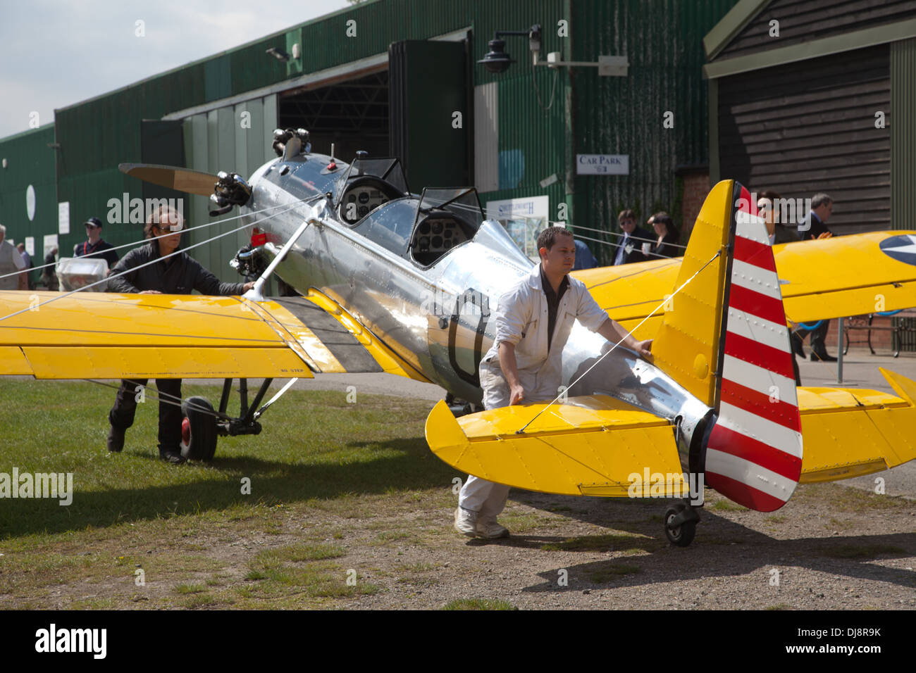 1930's Ryan PT22 American training aircraft at a Shuttleworth ...