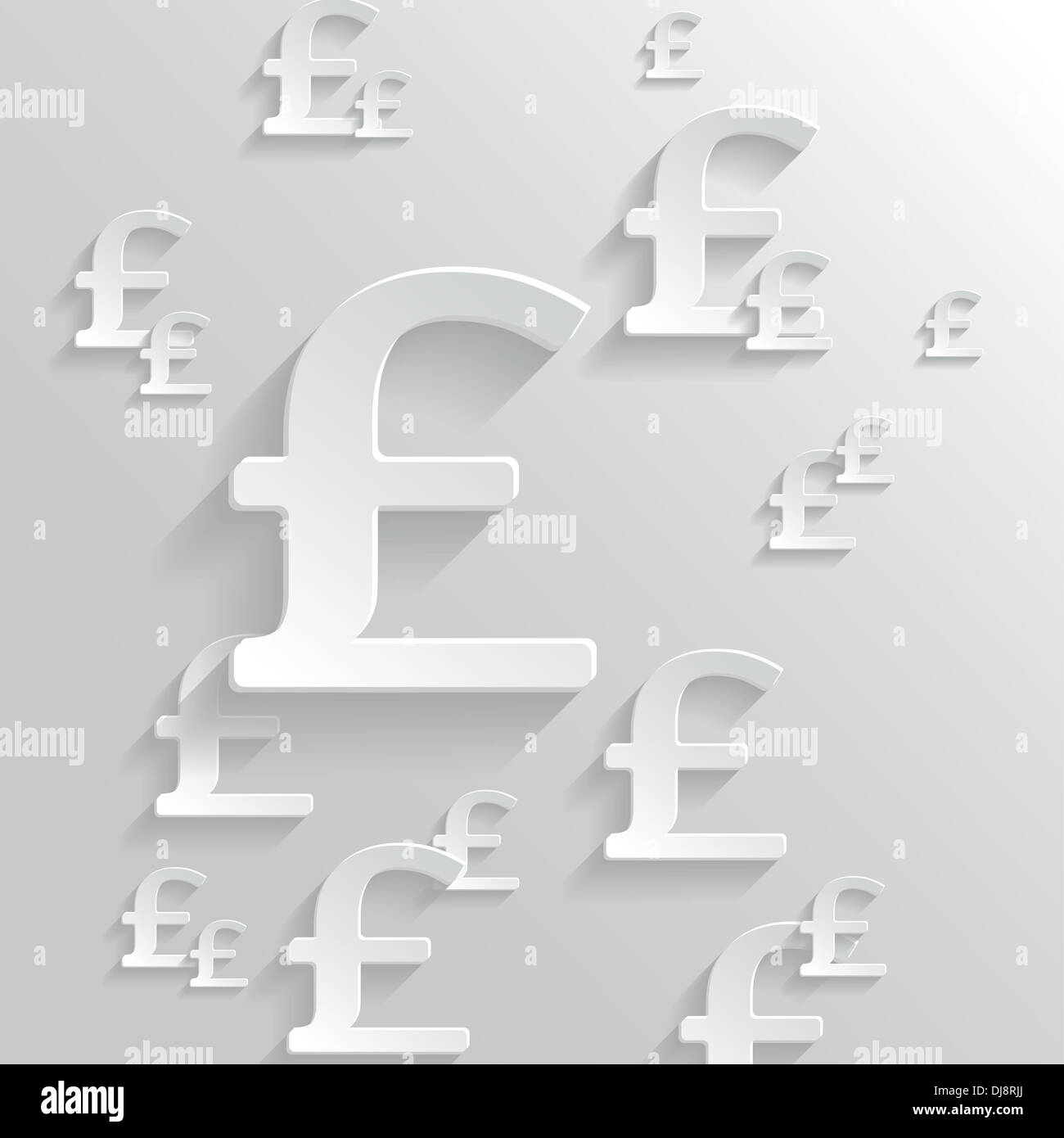 Abstract Background with Pound Symbol Stock Photo - Alamy
