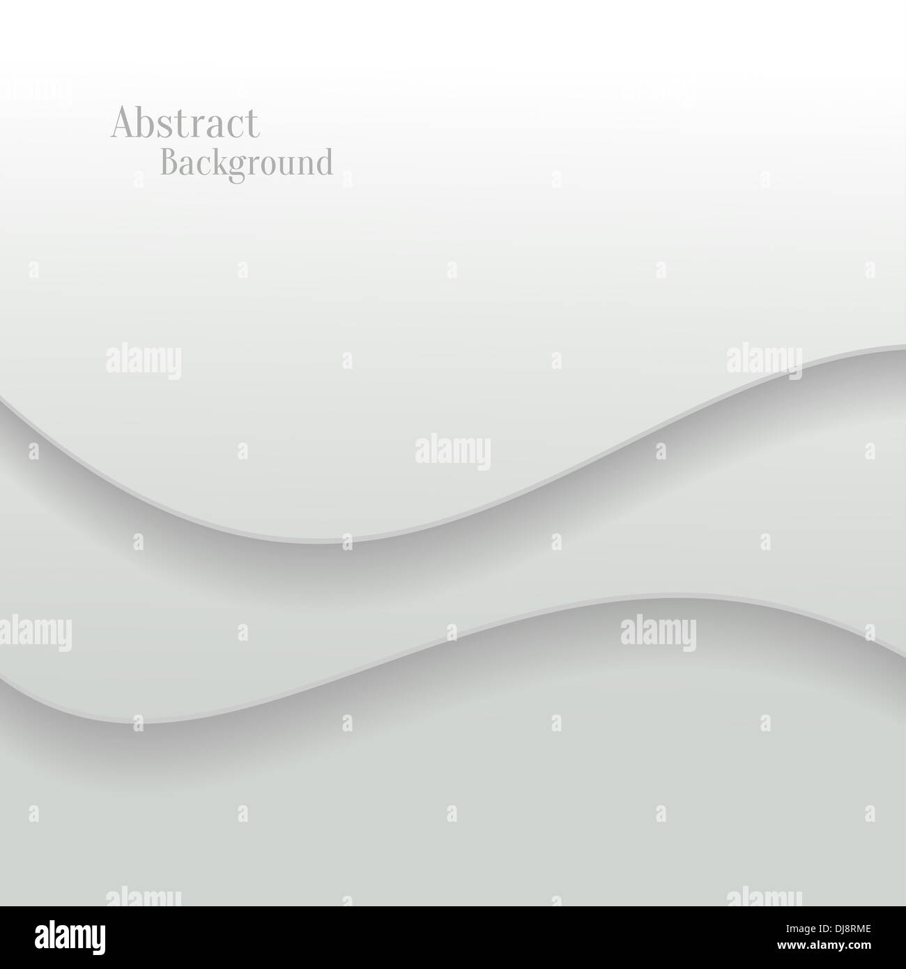 Abstract White Background with Wave Paper Layers Stock Photo - Alamy