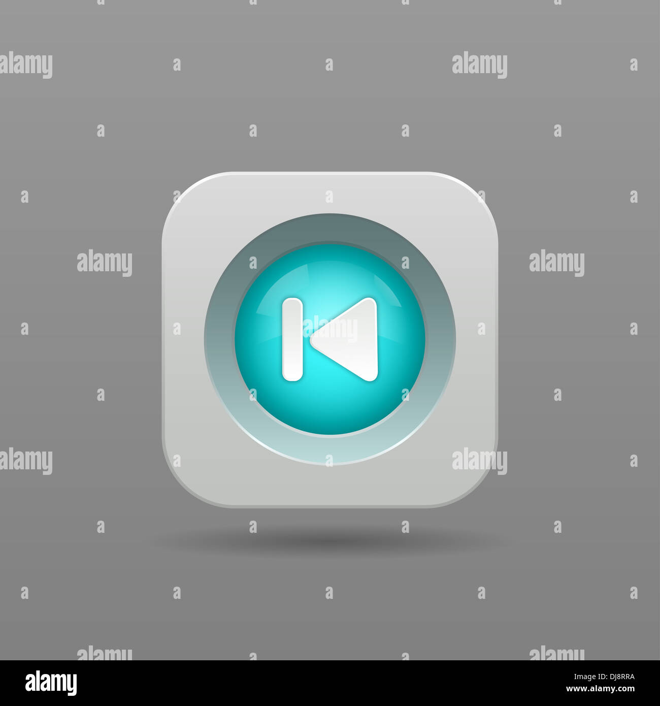 Previous Button - App Icon Stock Photo - Alamy