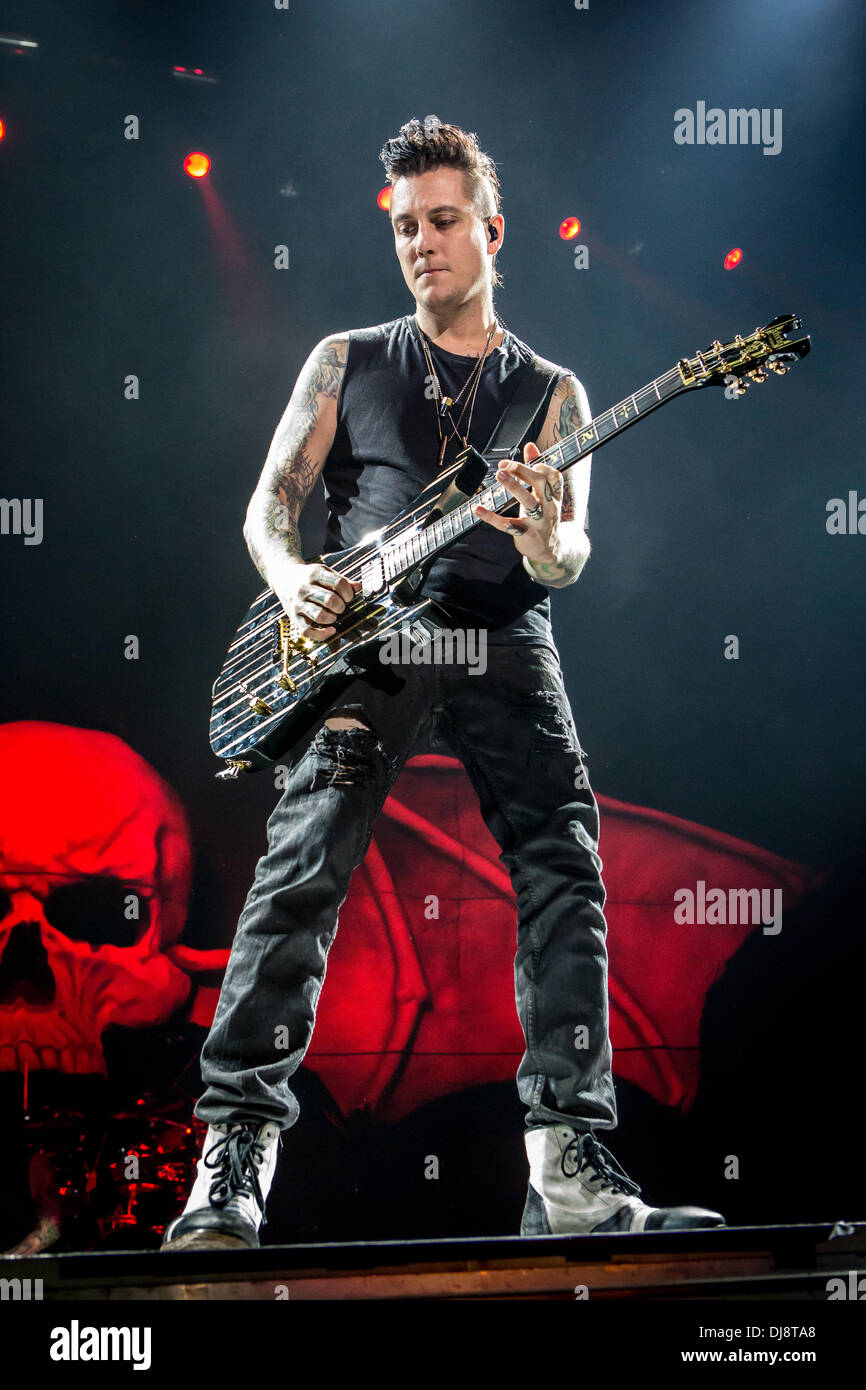 Assago Milan Italy. 23th November 2013. The American rock band AVENGED ...