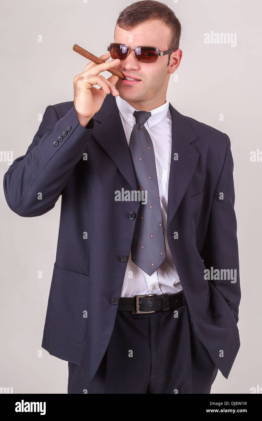 Suave successful businessman or CEO Stock Photo - Alamy
