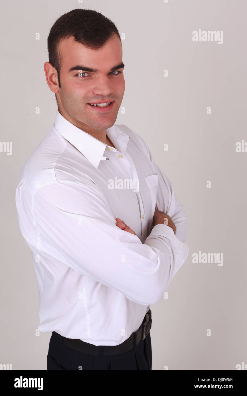 Good looking young confident man hi-res stock photography and images ...