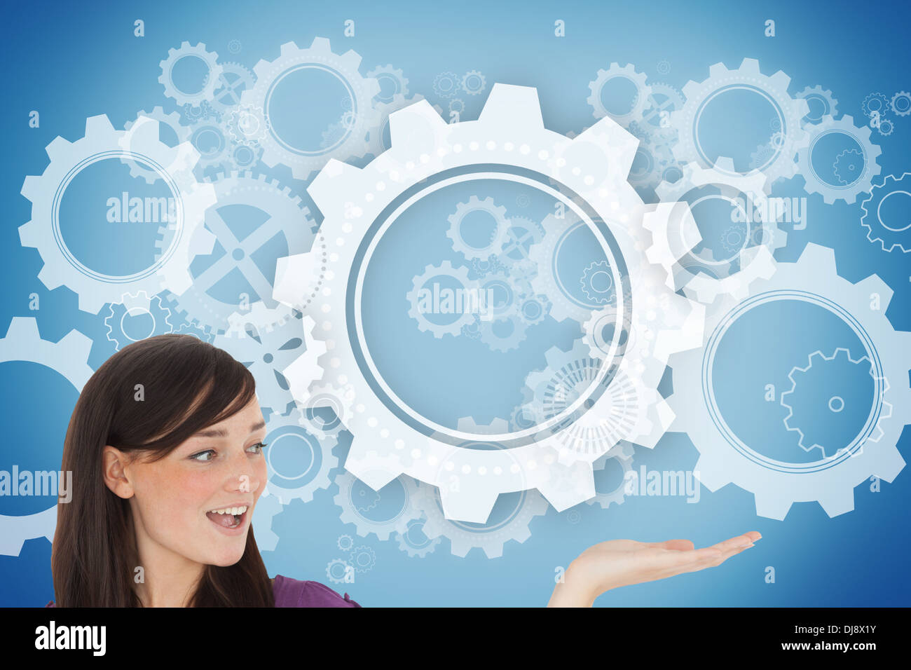 Hand presentation hi-res stock photography and images - Alamy