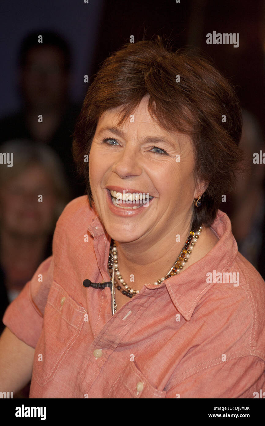 Margie Kinsky at the recording of "NDR Talkshow" at NDR TV studios ...