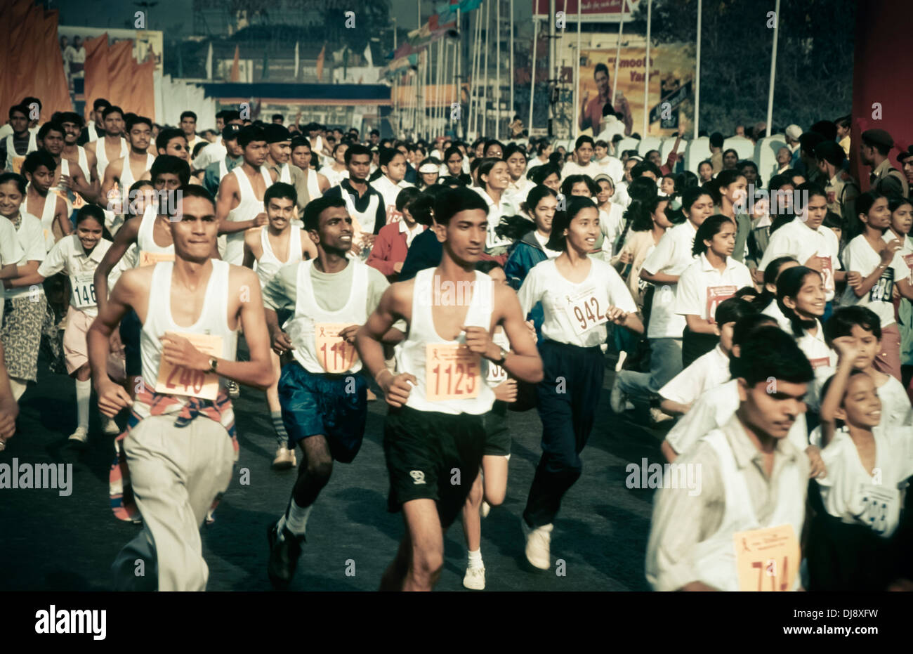 Marathon india hi-res stock photography and images - Alamy