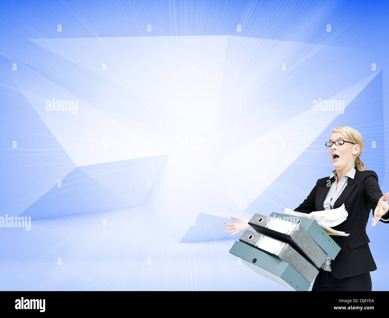 Folders pile stack hi-res stock photography and images - Alamy