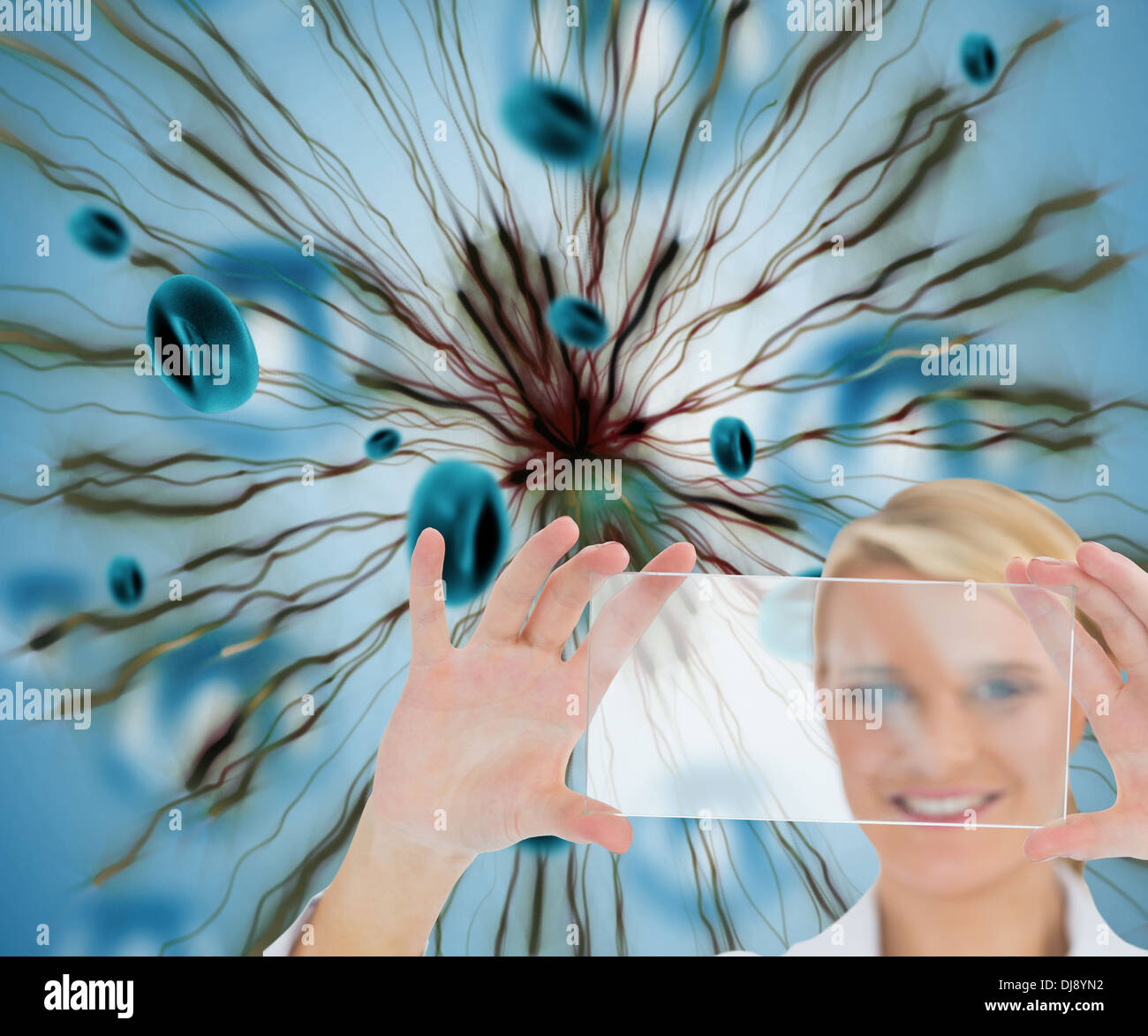 Computer blank screen doctor hi-res stock photography and images - Alamy
