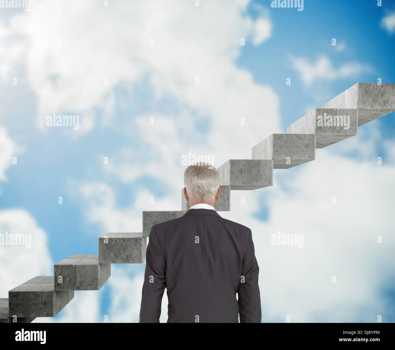 Mature man turning back hi-res stock photography and images - Alamy