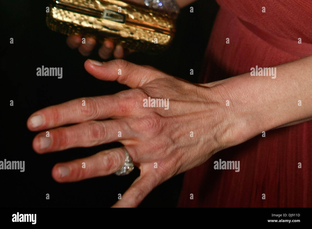 Nicole Kidman's hand arriving at the aftershow party of the movie ...