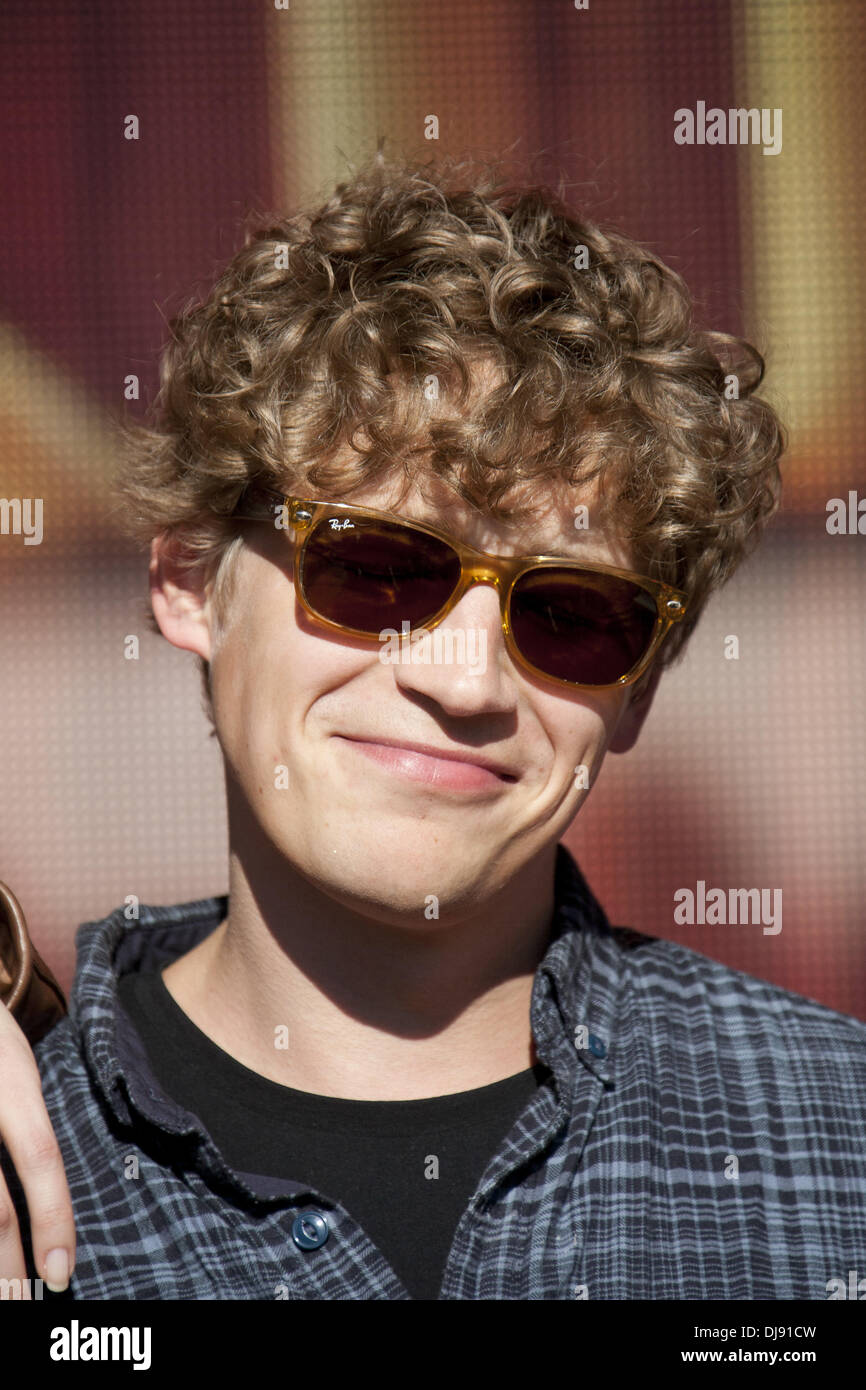 Tim Bendzko at rehearsal for the Eurovision 2012 Song Contest Show at ...
