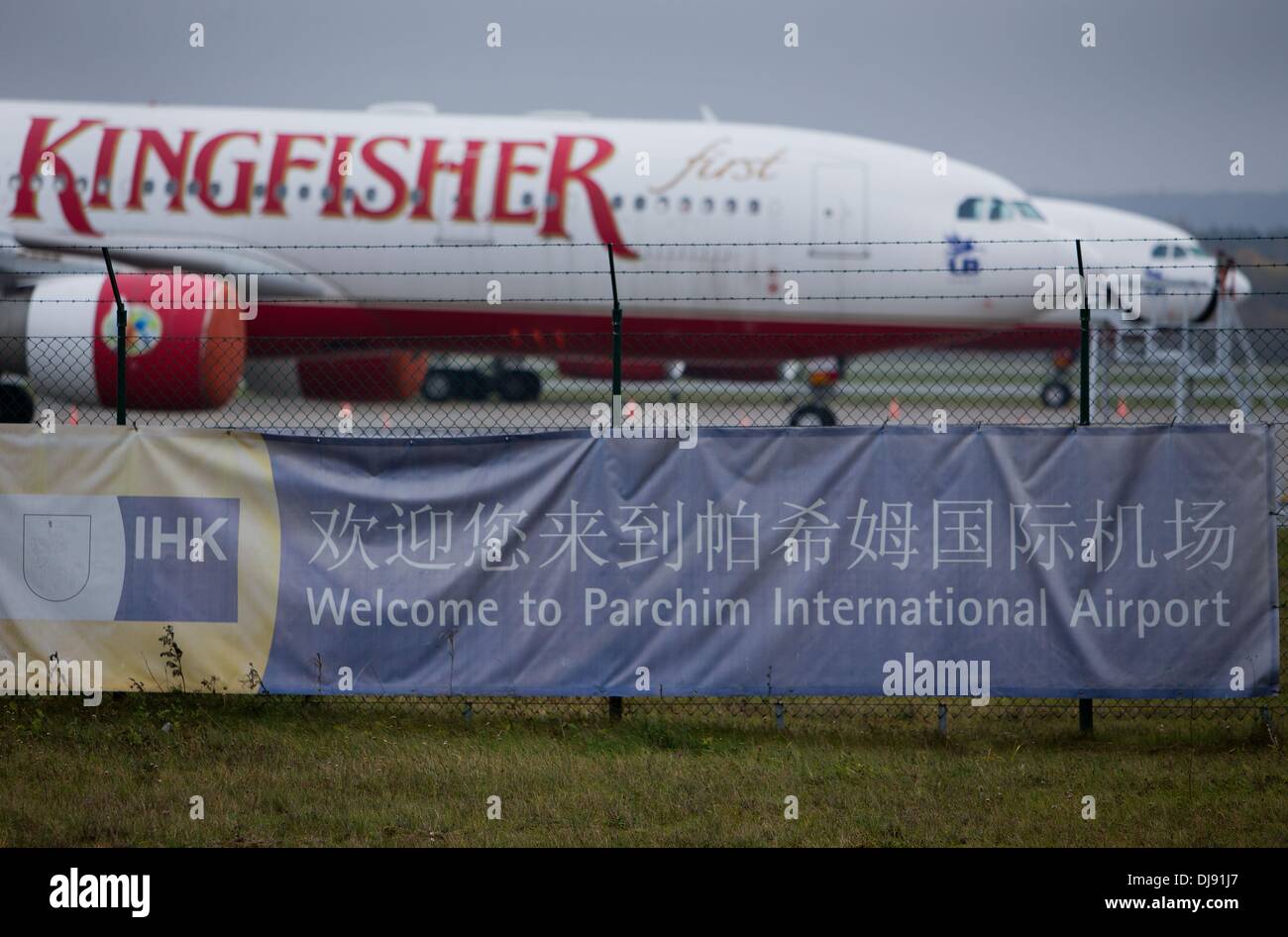 Parchim, Germany. 18th Nov, 2013. Two passenger airplanes of former ...