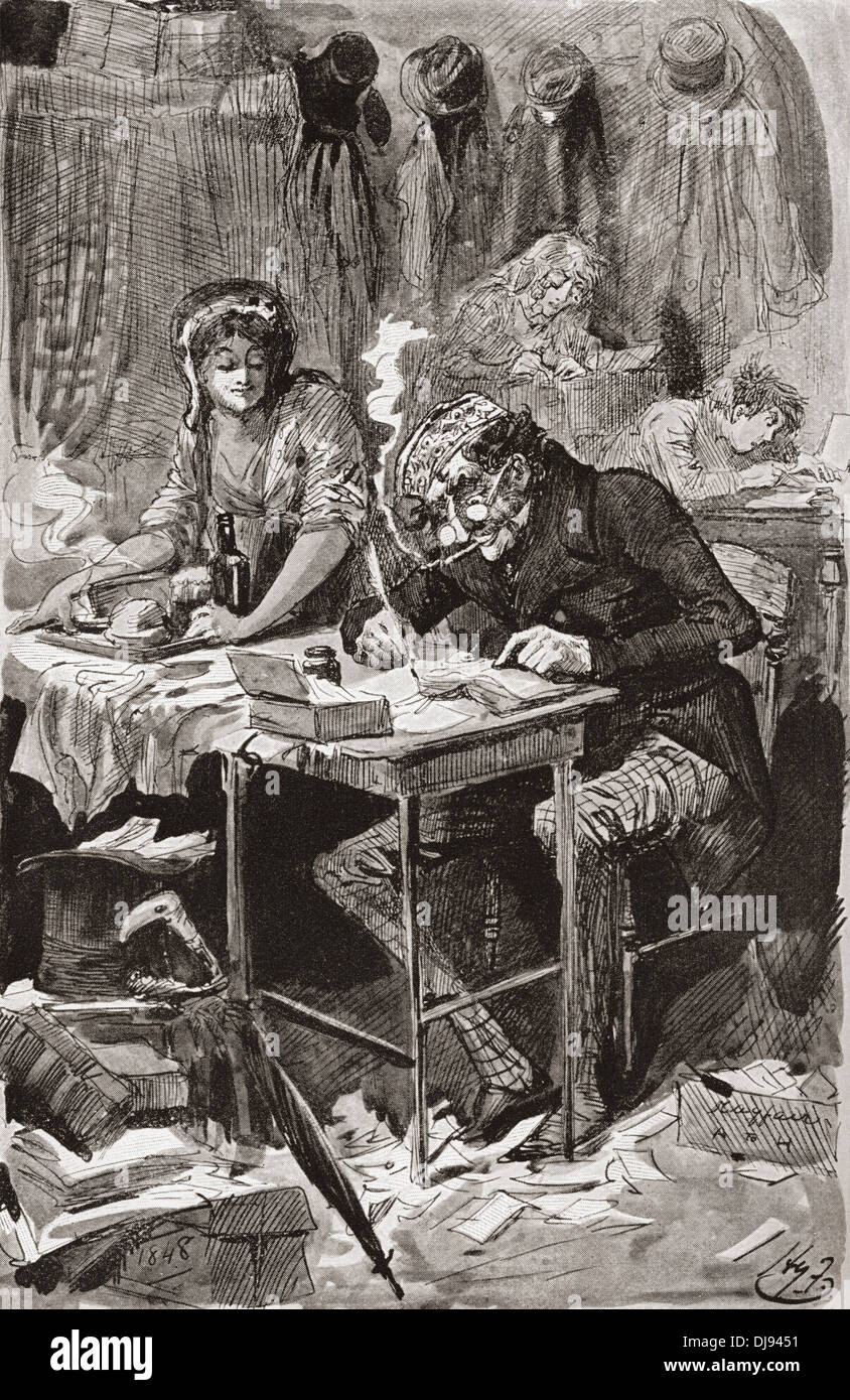 Charles dickens writing hi-res stock photography and images - Alamy