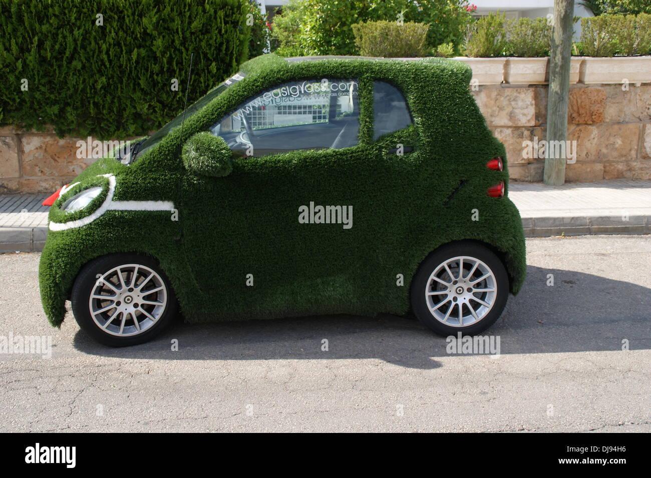 Smart car artifical grass cover hi-res stock photography and images - Alamy