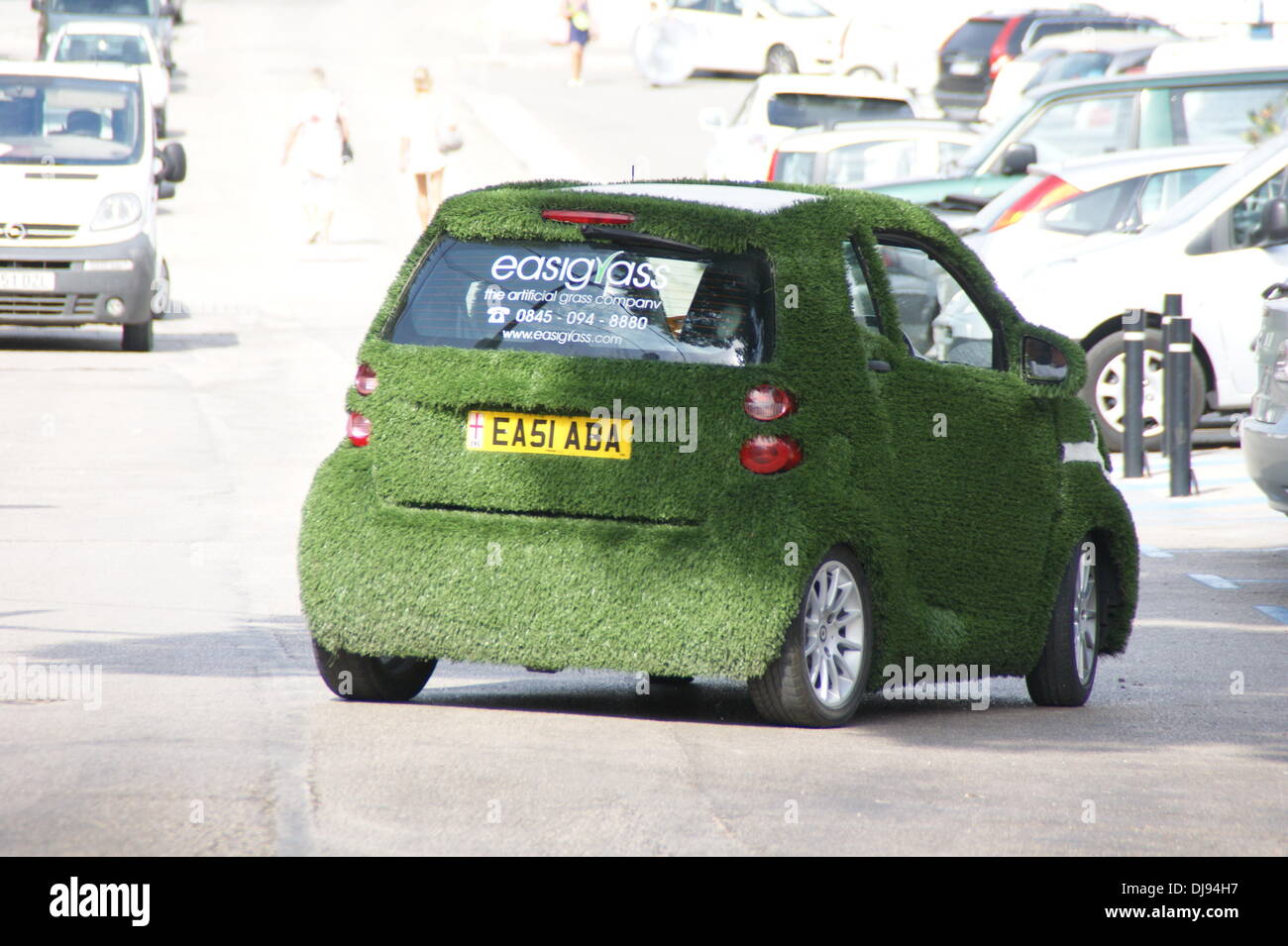 Smart car artifical grass cover hi-res stock photography and images - Alamy