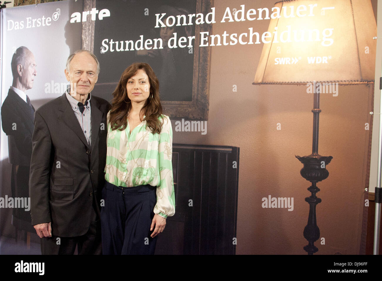 Joachim Bissmeier, Carolina Vera at photocall for German SWR TV movie ...