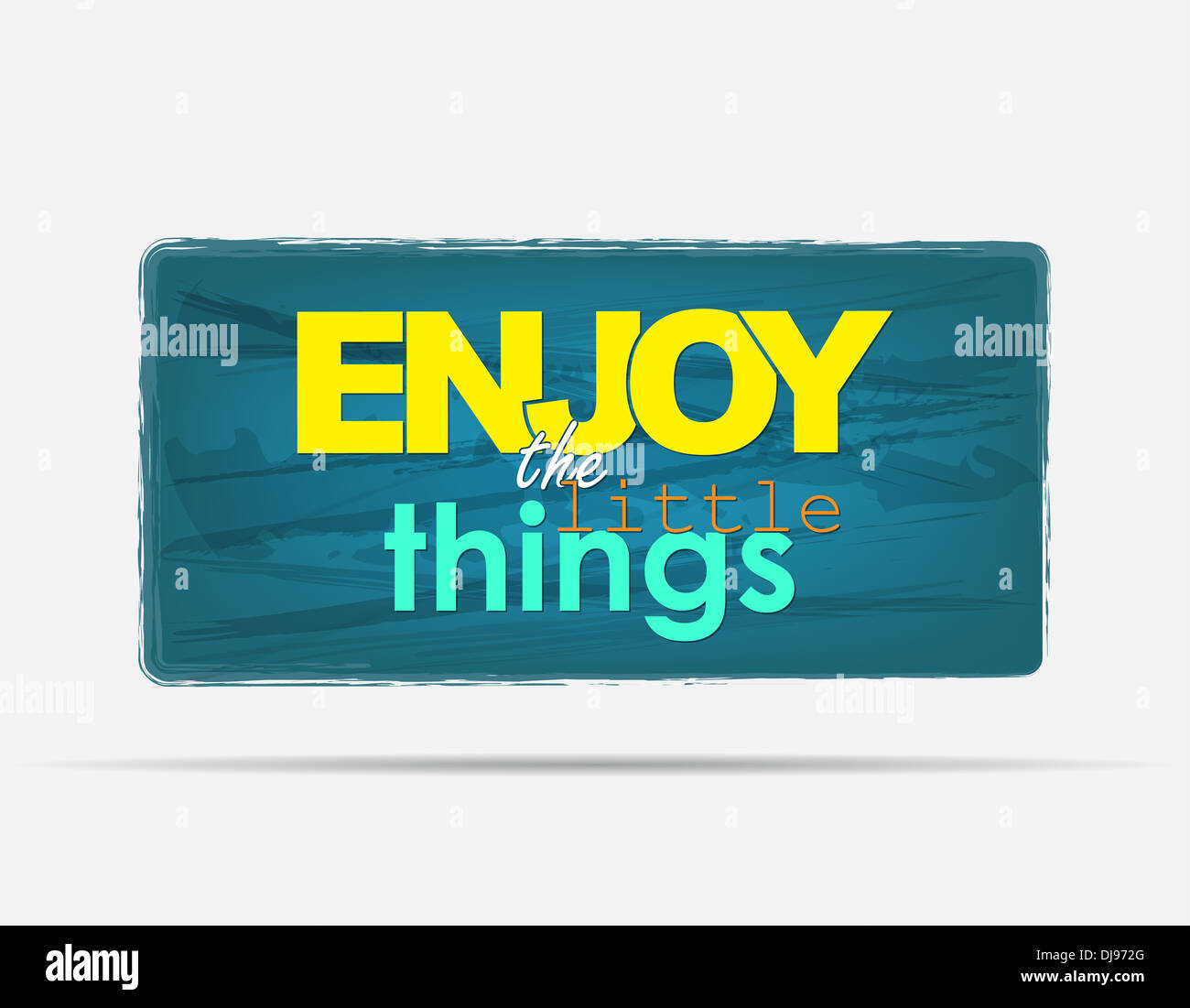 Enjoy the little things. Motivational background. Typography poster ...