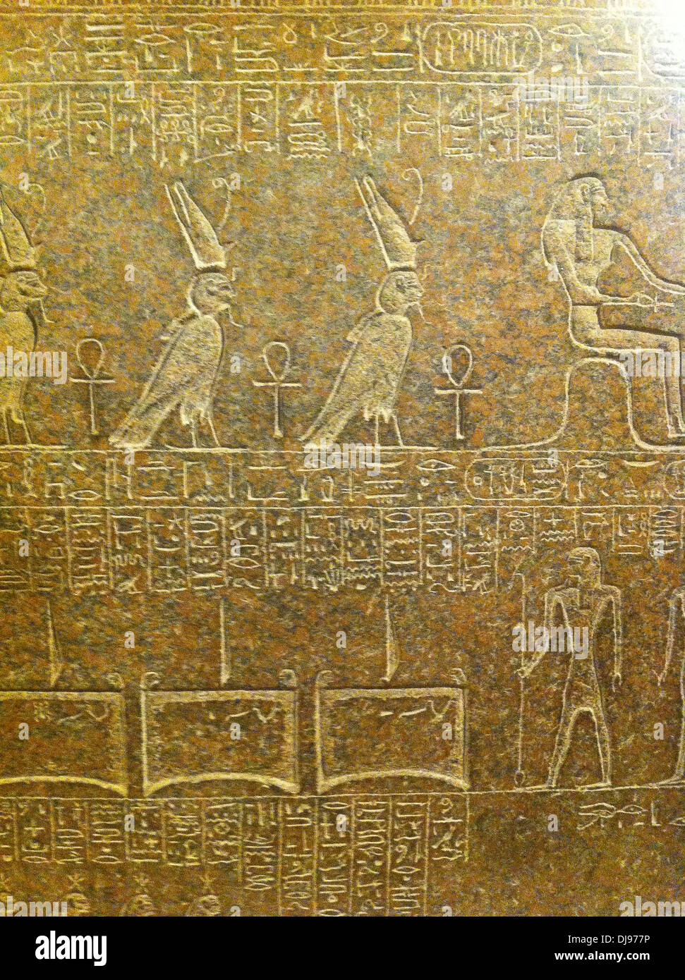 Close up of hieroglyphs carved on wall Stock Photo - Alamy