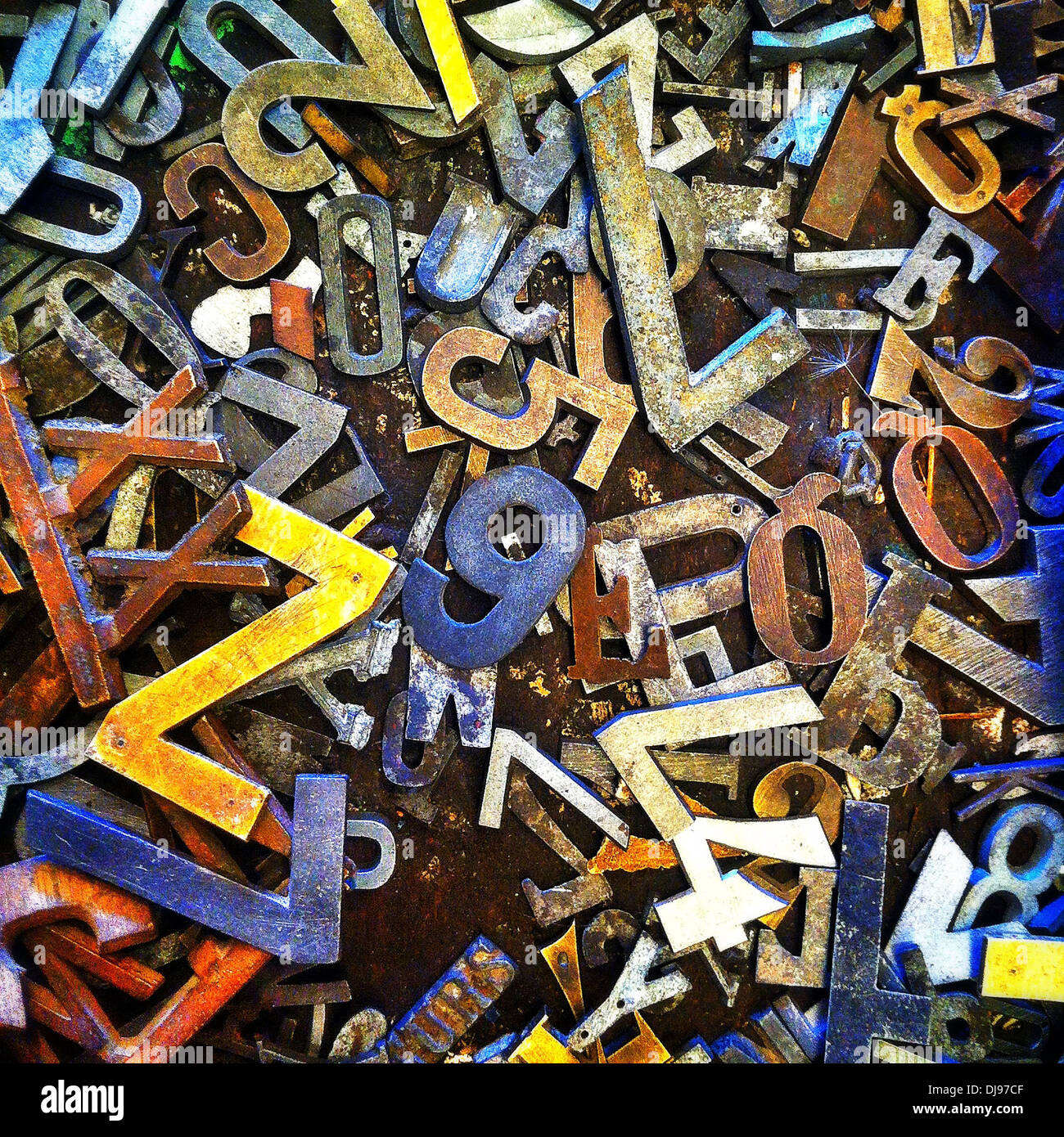 Jumbled letters hi-res stock photography and images - Alamy
