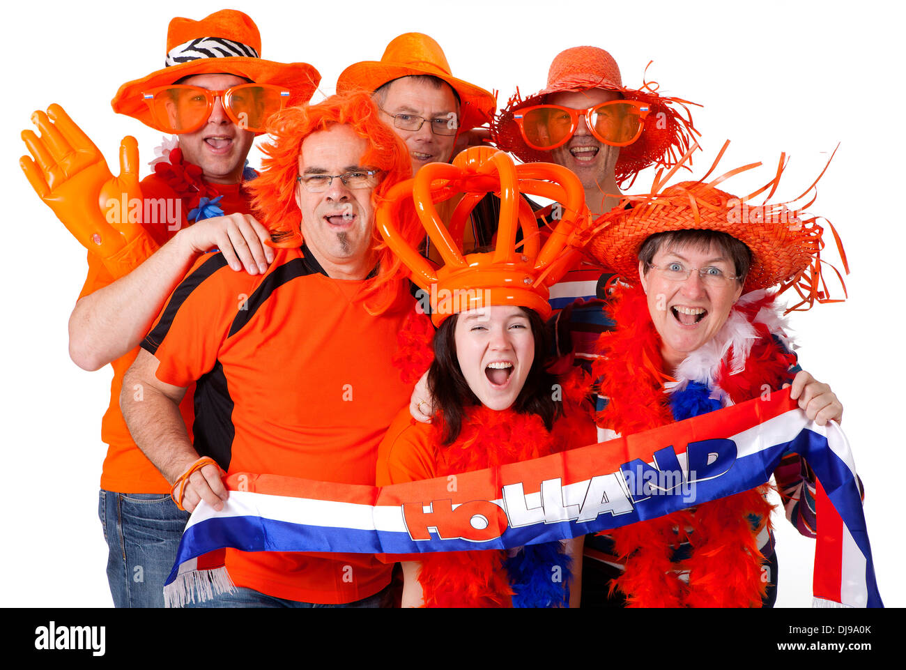 Dutch soccer fans cheer netherlands hi-res stock photography and images ...