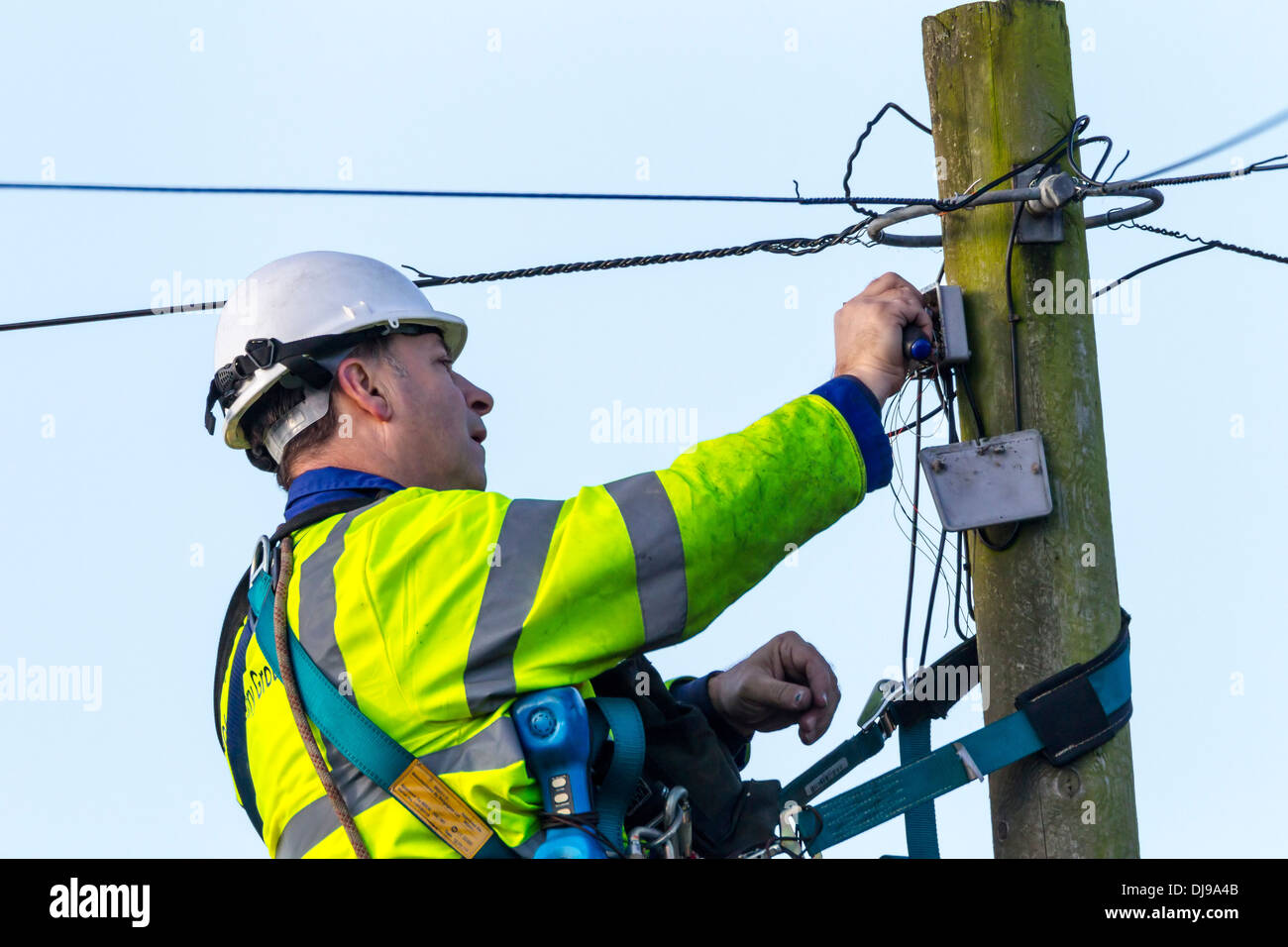 Bt engineer pole hi-res stock photography and images - Alamy
