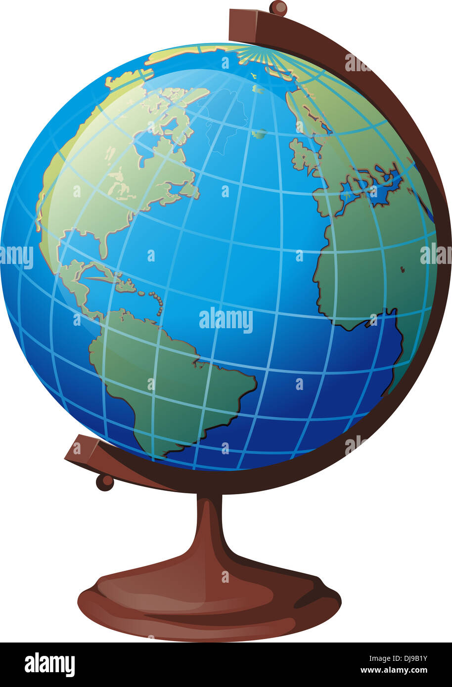School globe map hi-res stock photography and images - Alamy