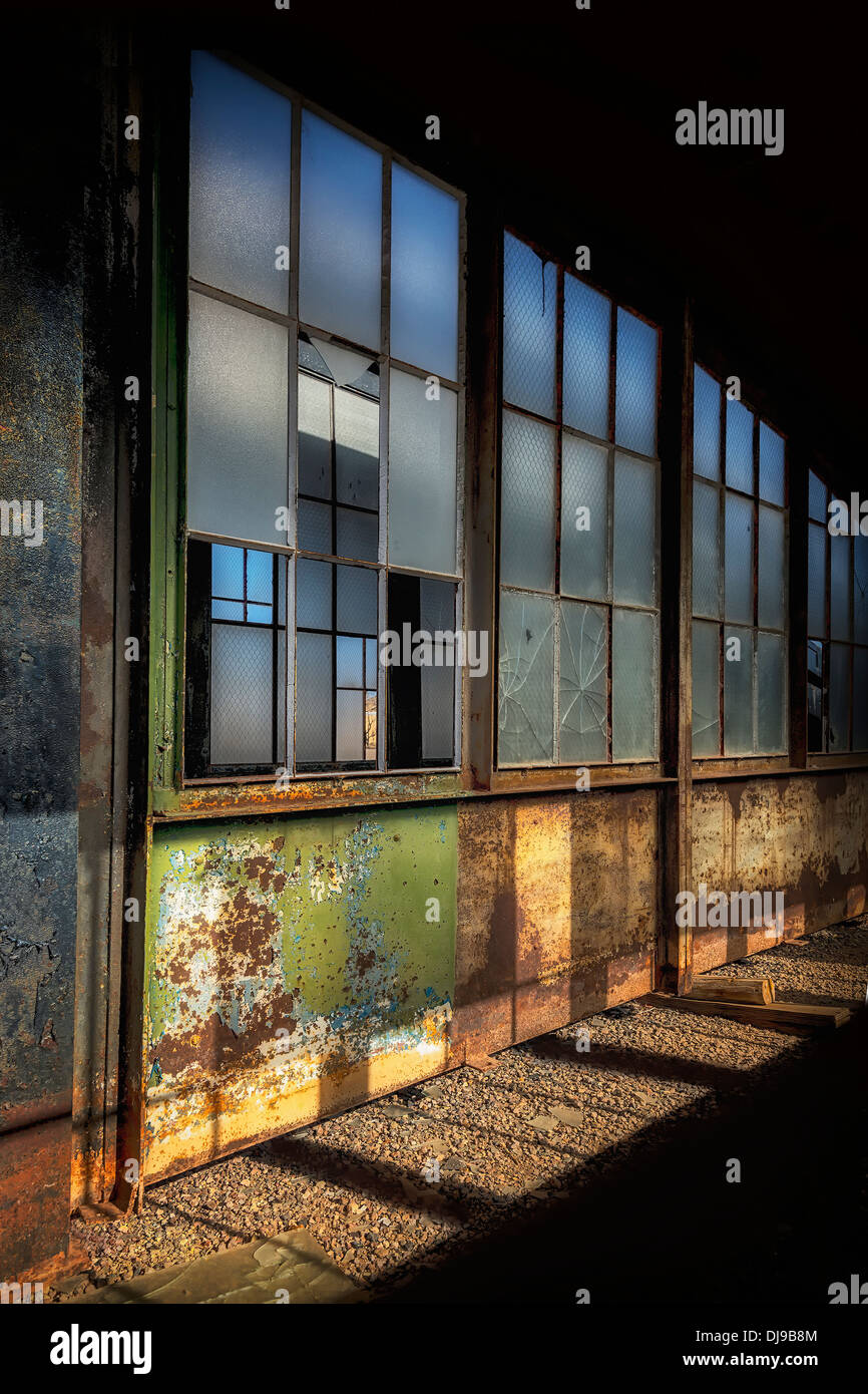 Windows Four a 8x10 format fine art style image of a subway station ...