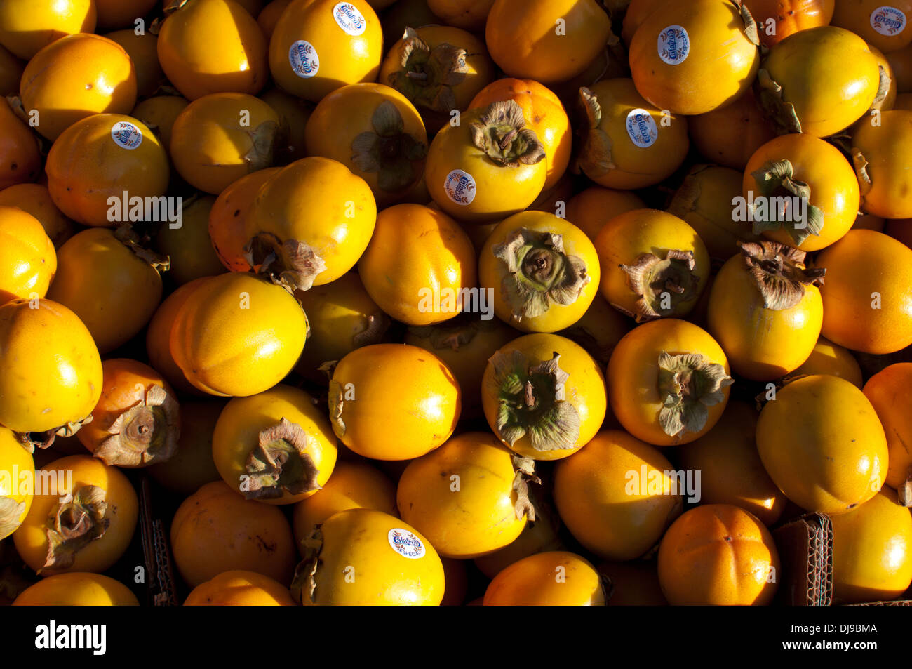 Spanish persimmons outside a shop, Stratford Road, Sparkhill ...