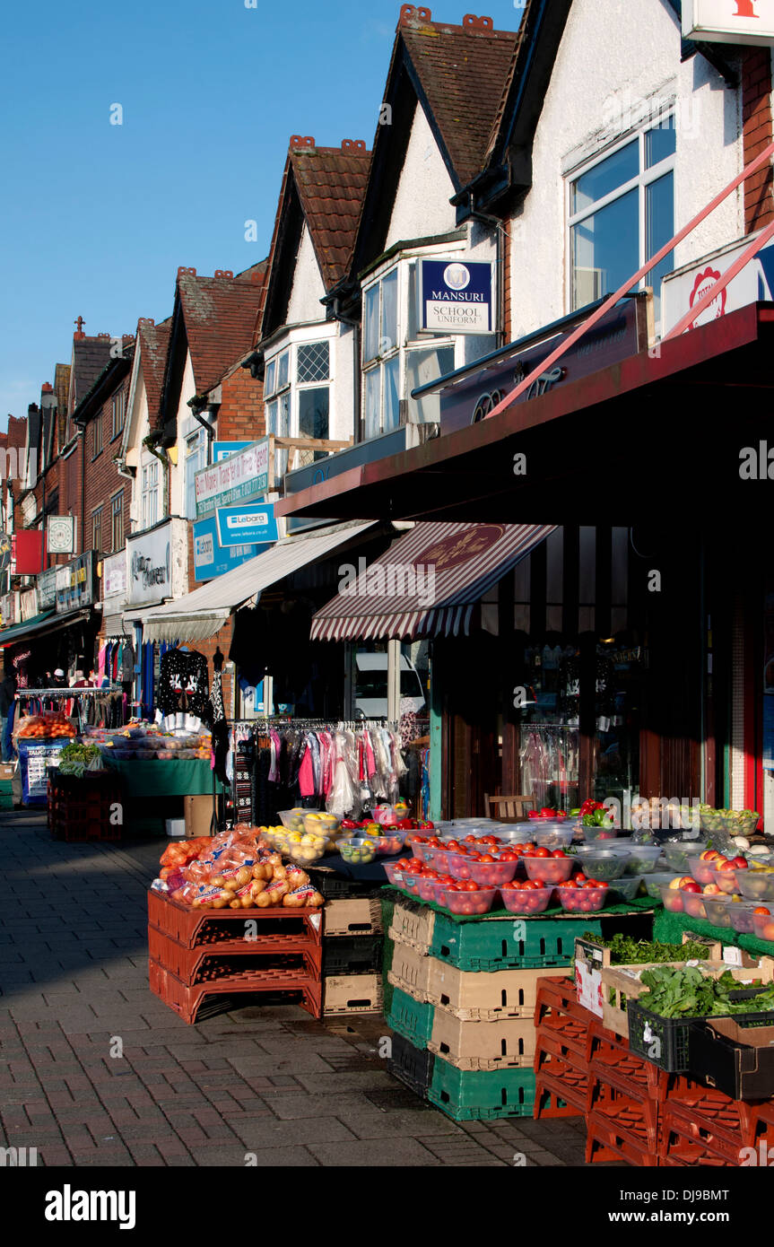 Stratford Road shops, Sparkhill, Birmingham, UK Stock Photo - Alamy