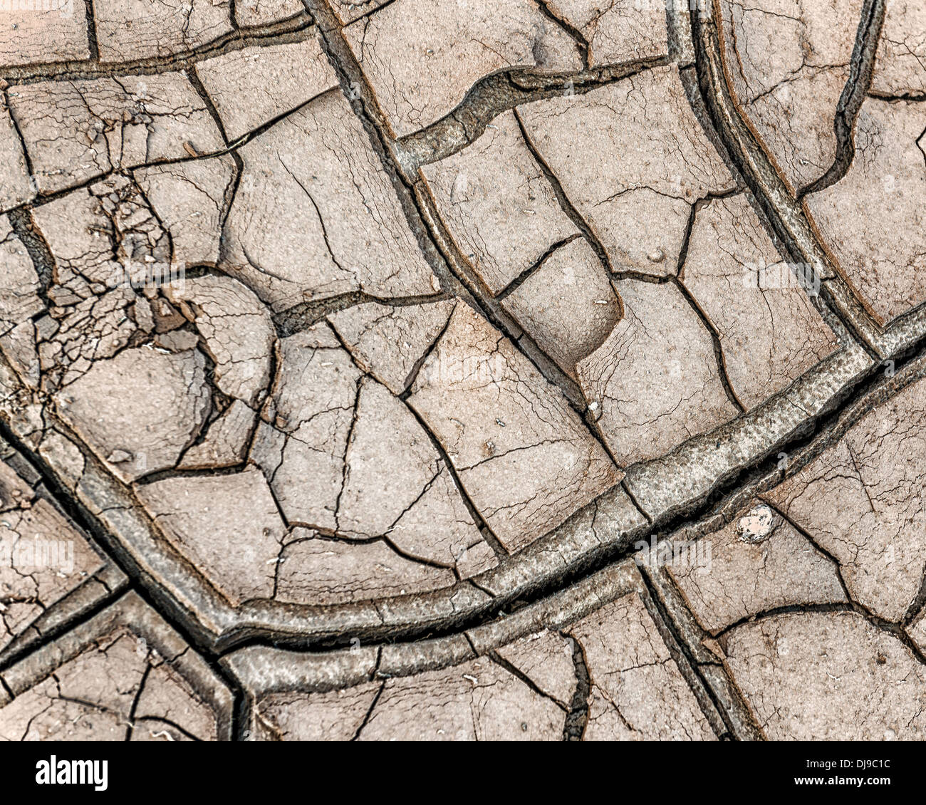 Dried clay river bed, Brett Weston style fine art image Stock Photo - Alamy